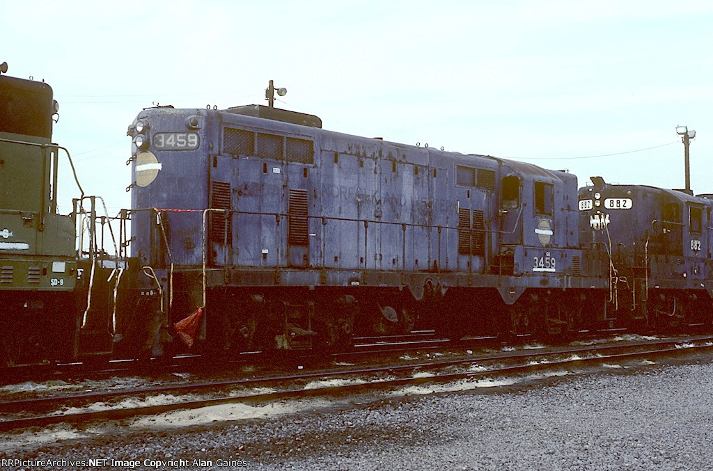N&W GP7 3459